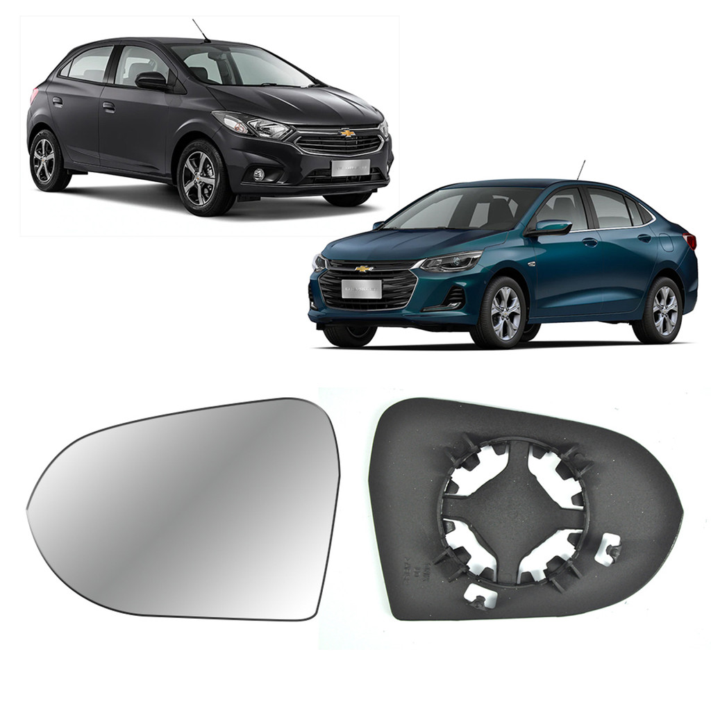 Base Retrovisor Com Lente Espelho GM Chevrolet Onix Prisma Lado Direito Ou Esquerdo | Shopee Brasil
