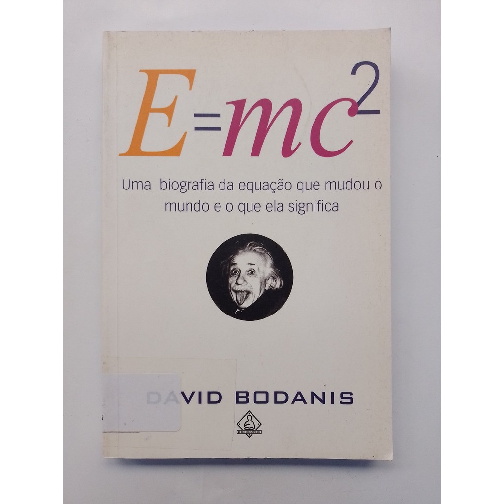 Livro E=Mc2 de David Bodanis | Shopee Brasil
