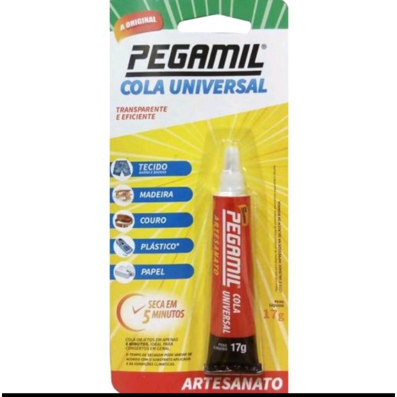 Cola Universal Pegamil 17grs | Shopee Brasil