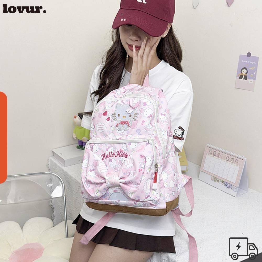 Mochila Escolar Infantil LOVUR , Leve Para Estudantes Da Hello Kitty ...