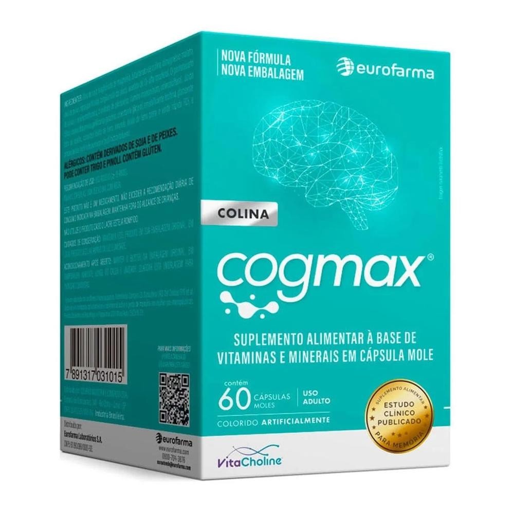 Cogmax Suplemento Vitamínico 60 Cápsulas - Eurofarma | Shopee Brasil