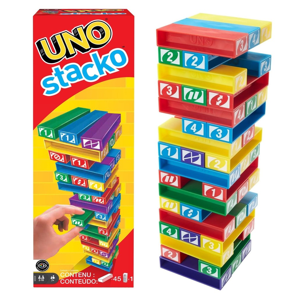 Jogo UNO Stacko - Original Mattel | Shopee Brasil