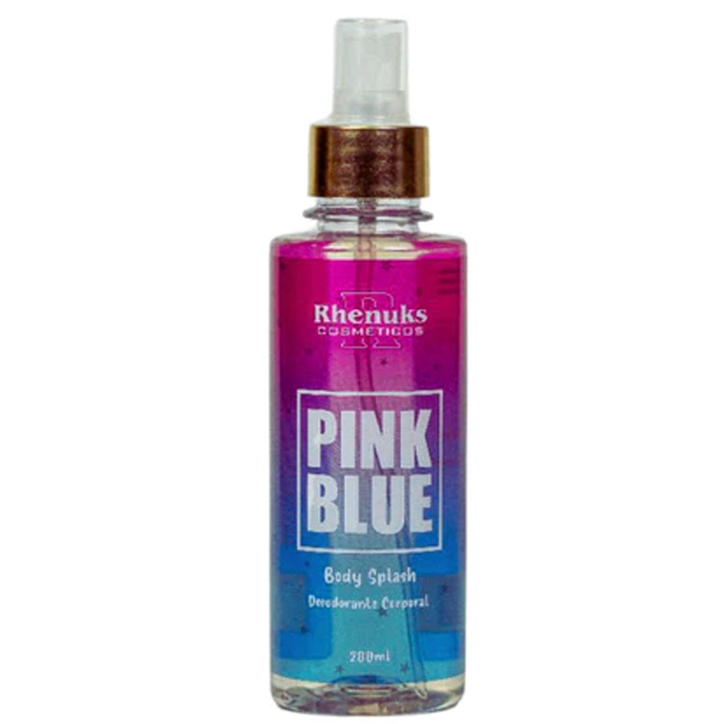 Body Splash Desodorante Corporal Pink Blue 200ml Rhenuks | Shopee Brasil