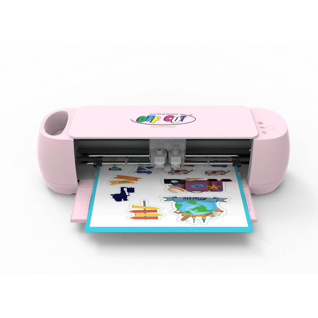 Máquina de Recorte Plotter Off Paper A3 Bivolt Rosa | Shopee Brasil