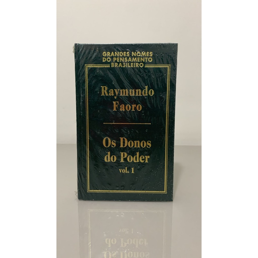 Os Donos do Poder Vol. 1 - Raymundo Faoro | Shopee Brasil