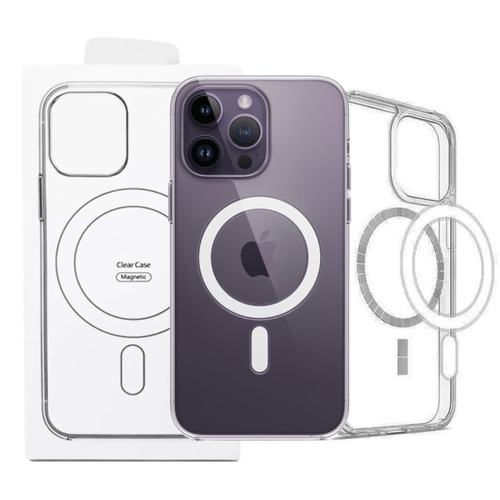 Capa Capinha Magnética Para Carregamento Sem Fio Magsafe iPhone 11 12 13 14 15 16 17 Pro Max ...