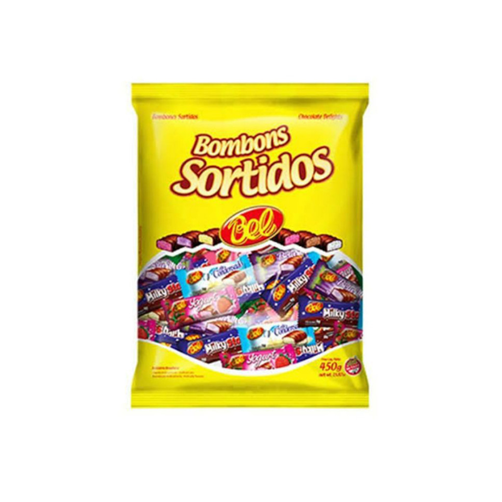 Pacote Bombom Sortido Bel 450g C/50 bombons | Shopee Brasil