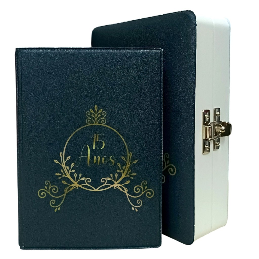 Álbum Maleta 15 Anos Azul Para 100 Fotos 10x15 | Shopee Brasil