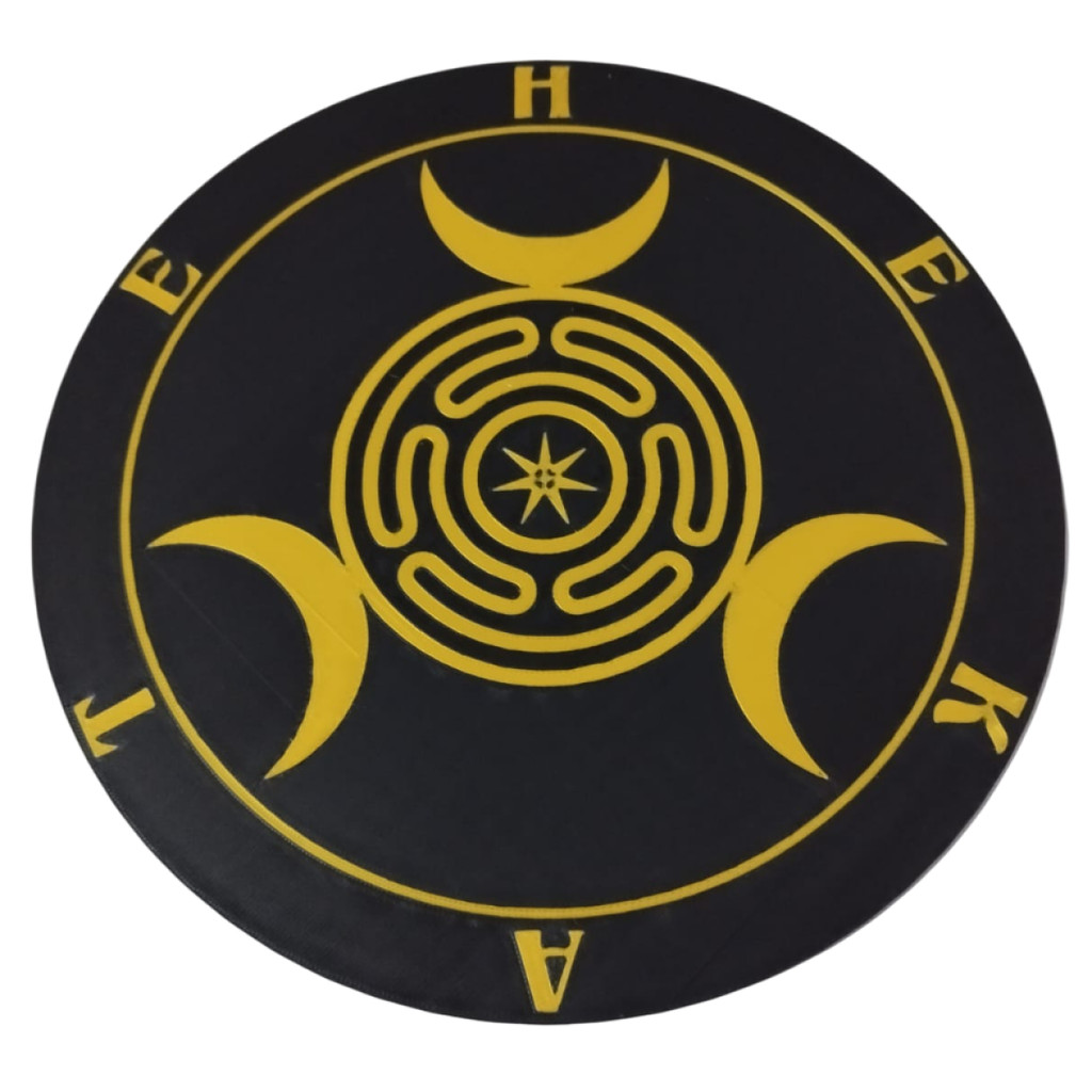 Tabuleiro Sigilo de Hécate Decoração Altar da Deusa Tríplice | Shopee ...