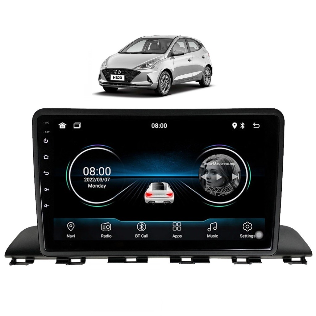 Kit Multimídia HB20 2020 / 2025 9 Pol Android Carplay 2/32GB - 915BR ROADSTAR | Shopee Brasil
