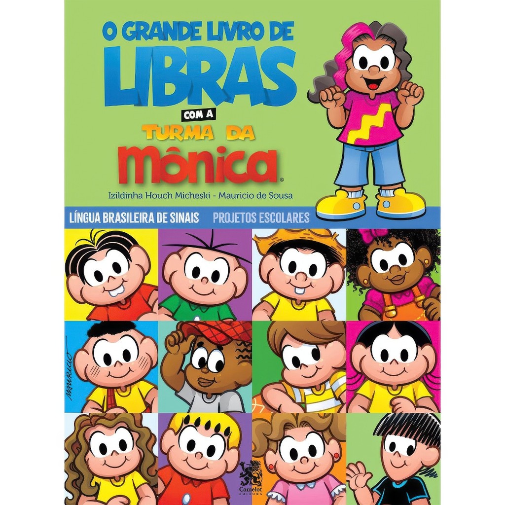 Livro O Grande Livro de LIBRAS com a Turma da Mônica | Camelot Editora ...