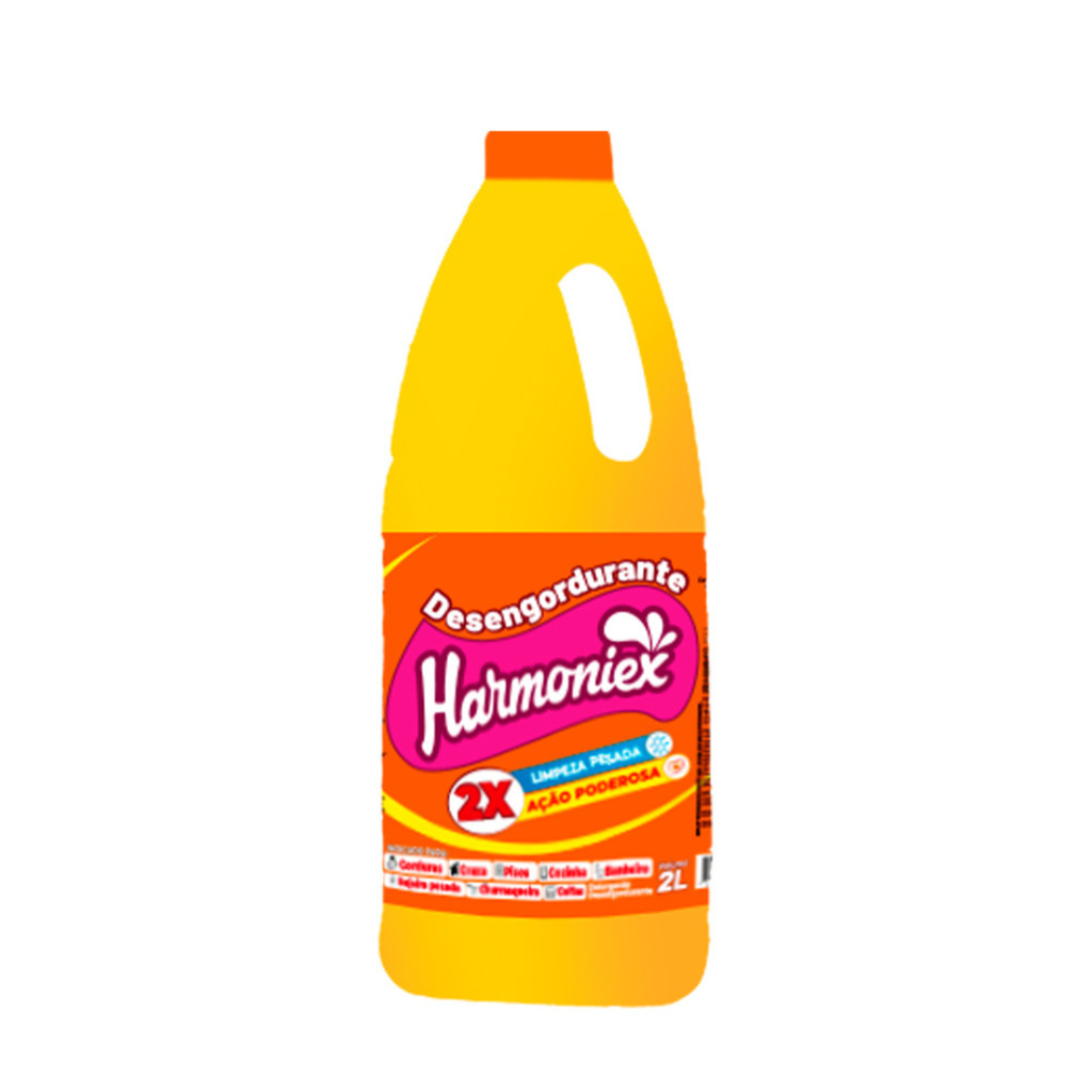 Desengordurante Limpeza Pesada 2L Harmoniex - Remove Gordura Sem ...