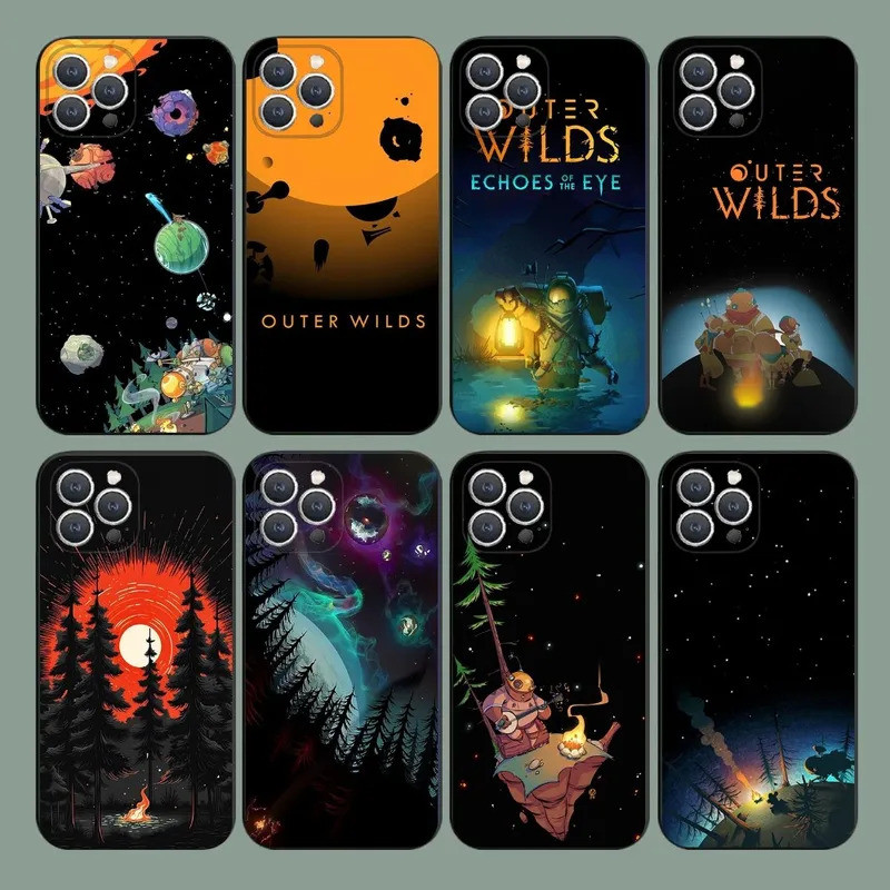 Capa de telefone do jogo O-Outer Wilds para iPhone 15,14,13,12,11,Plus,Pro Max,XS,X,XR,SE,Mini,8 ...
