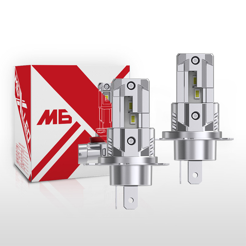 Novo M6X 80W 12000LM H7 H4 Lâmpada LED Canbus H8 H11 9005 9006 HB3 HB4 ...