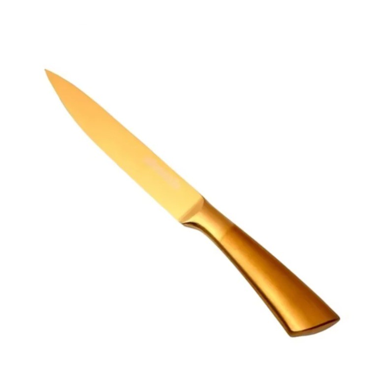Faca Multiuso Inox Premium Gold - Versátil e Afiada, Durável e ...