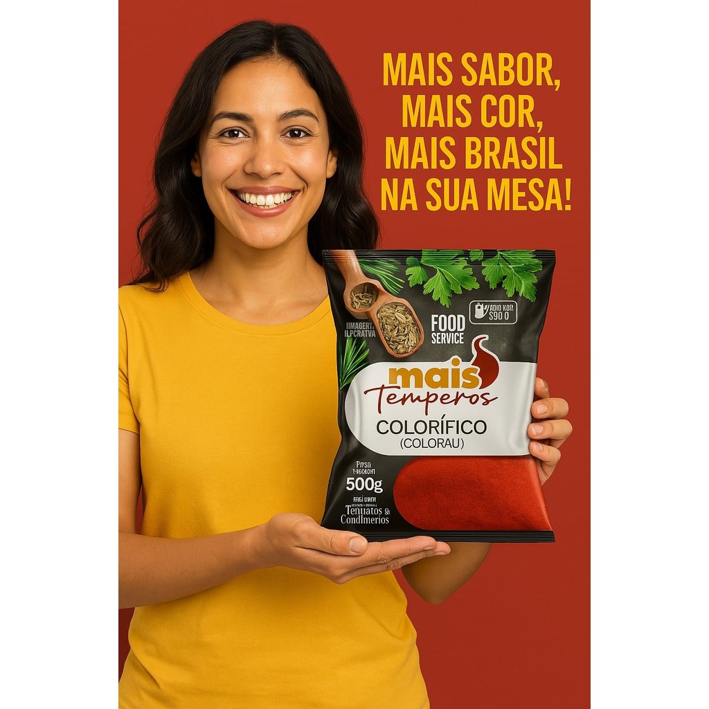 COLORAU Colorifico 1KG condimento - Mais Tempero | Shopee Brasil