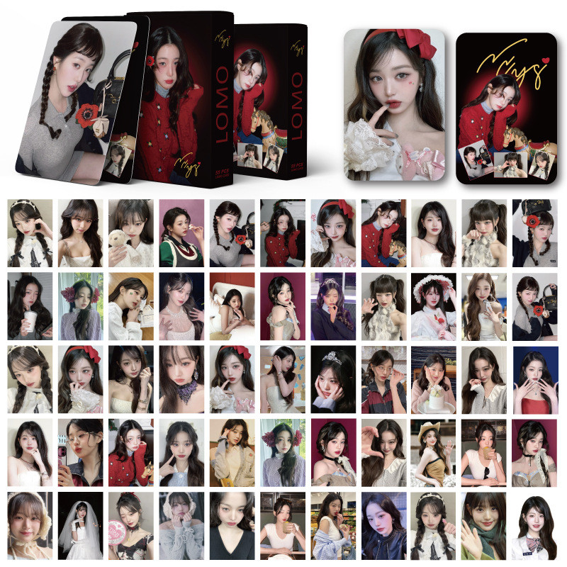 55pcs IVE WONYOUNG Photocards Fã Concerto SCOUT Empatia Atitude Mergulho Em REBEL HEART CRUSH ...