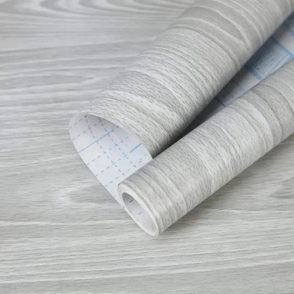Papel Adesivo Contact De Parede 5mtx45cm Madeira Cinza | Shopee Brasil