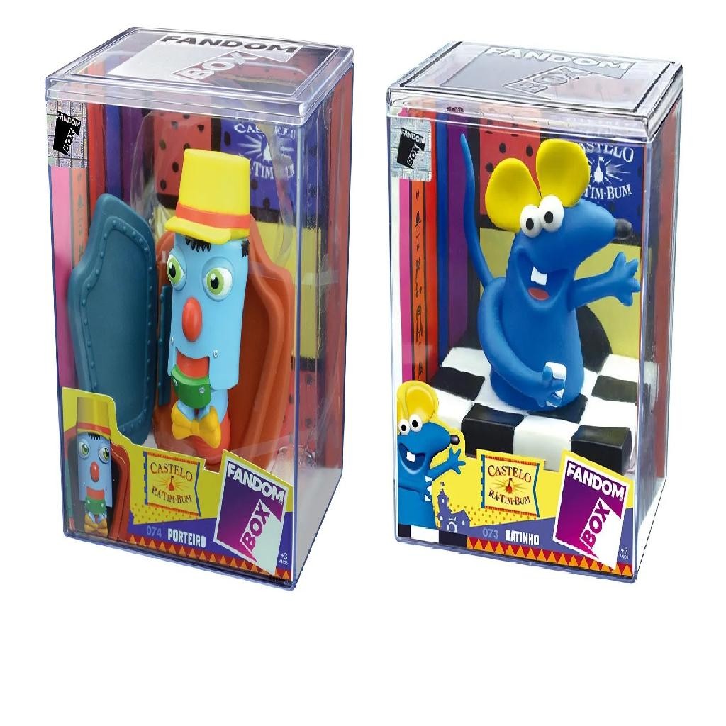 Coleção 2 Bonecos Fandom Box Castelo Rá-tim-bum Ratinho Porteiro ...