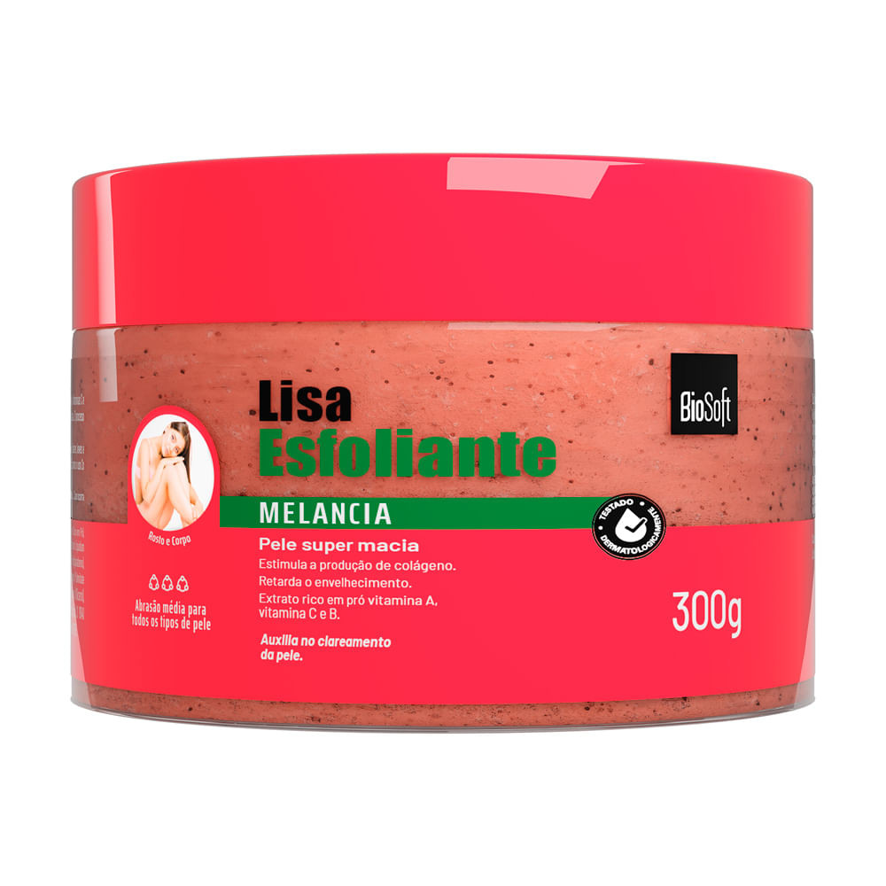 Lisa Esfoliante Corporal Bio Soft Melancia 300g | Shopee Brasil