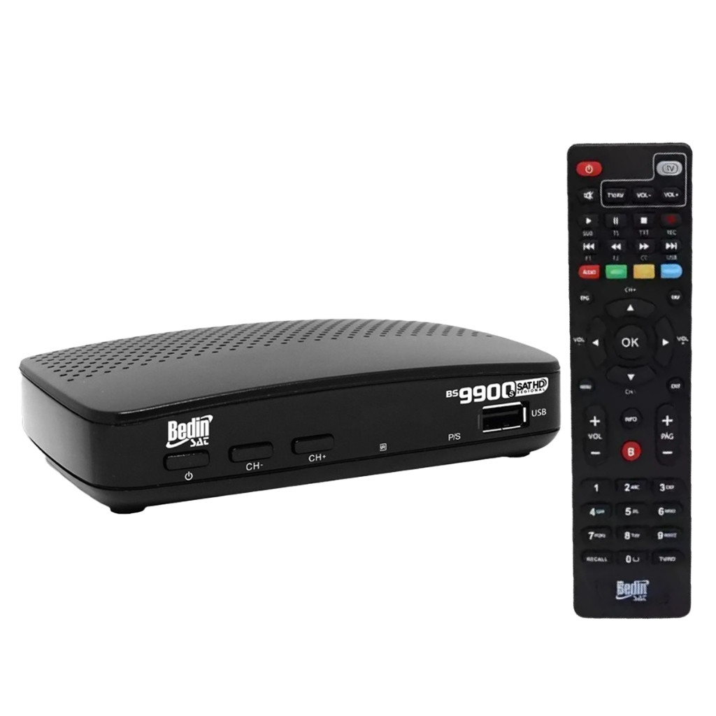 Receptor de antena parabólica digital bs 9900s para D2 e 43w | Shopee Brasil
