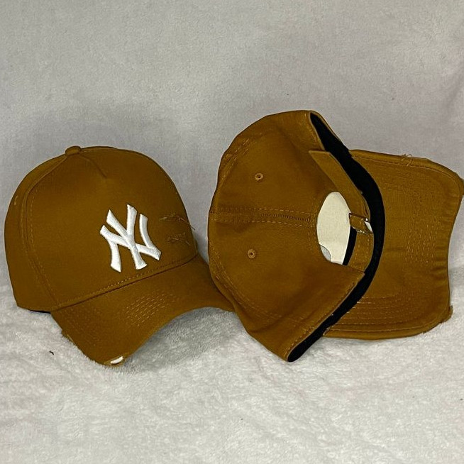 Boné Americano Destroyd Aba Curva Rasgadinho Masculino Feminino Rasgado ...