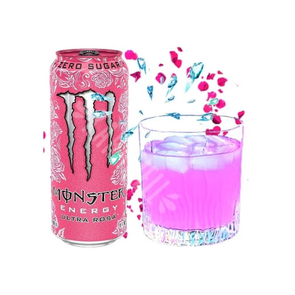 Bebida Monster Ultra Rosá 500ml - Importado | Shopee Brasil