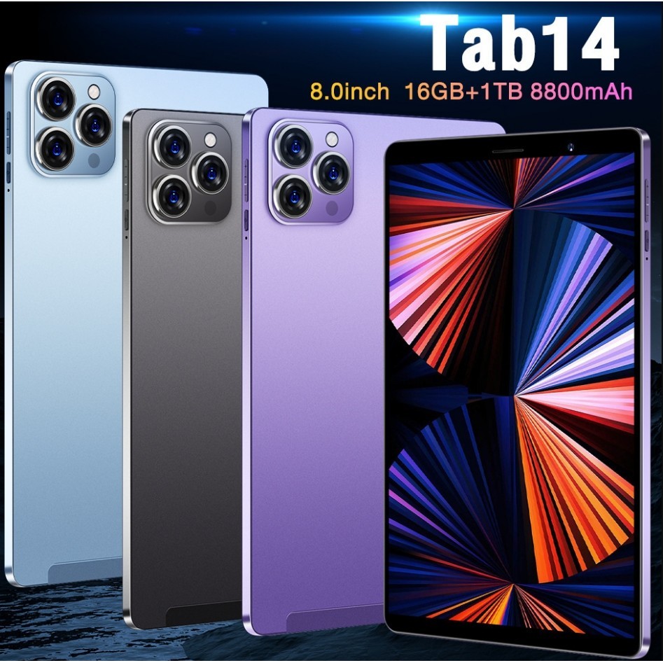 Novo estilo Original Tab 14 8 polegadas Android13 Tablet PC HD tela ...