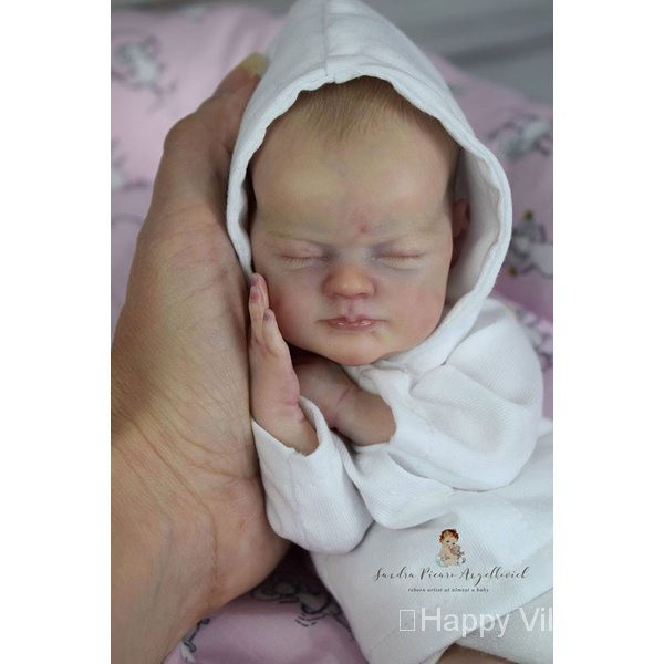 Mini Kit Reborn Boneca de Vinil Bebê Reborn de 9 Polegadas Kit Wee ...