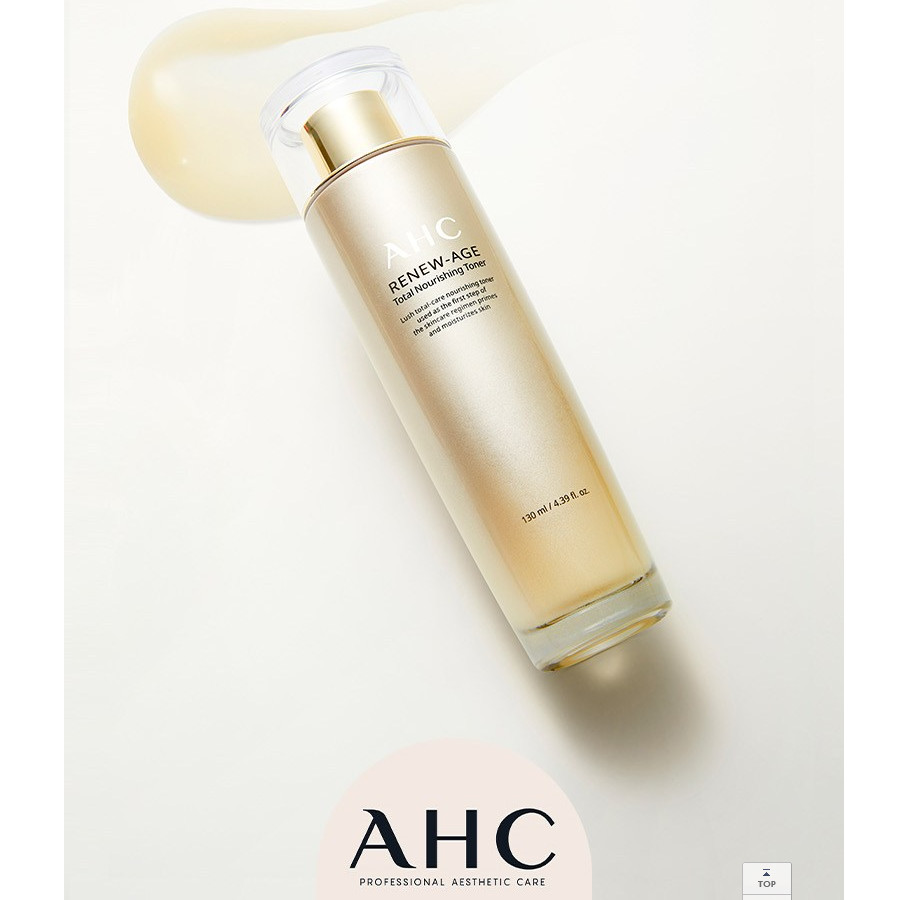 [AHC] Tônico Nutritivo Total Renew-Age 130ml , Emulsão Balanceadora Creme Reset 50ml | Shopee Brasil