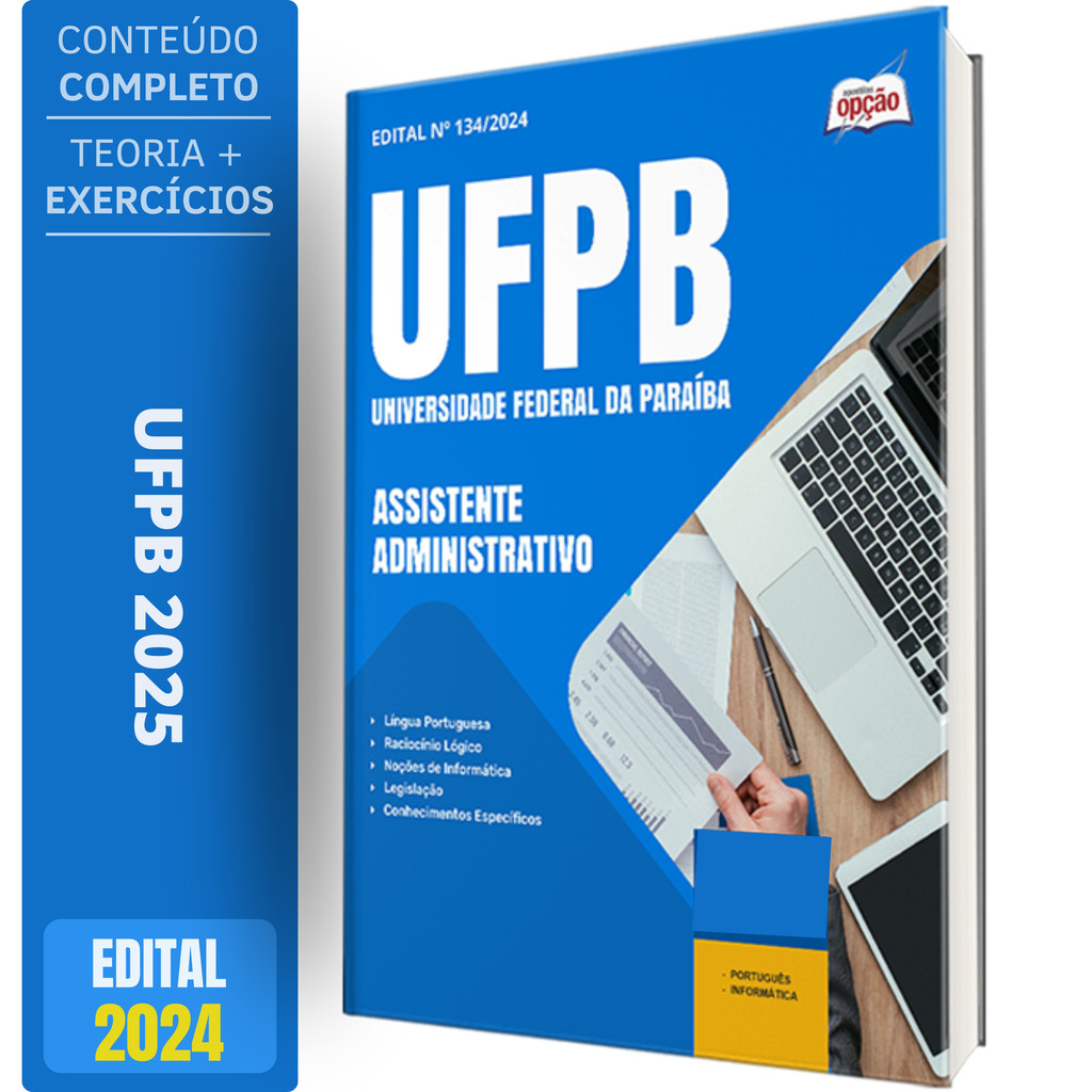 Apostila UFPB 2025 - Assistente Administrativo | Shopee Brasil