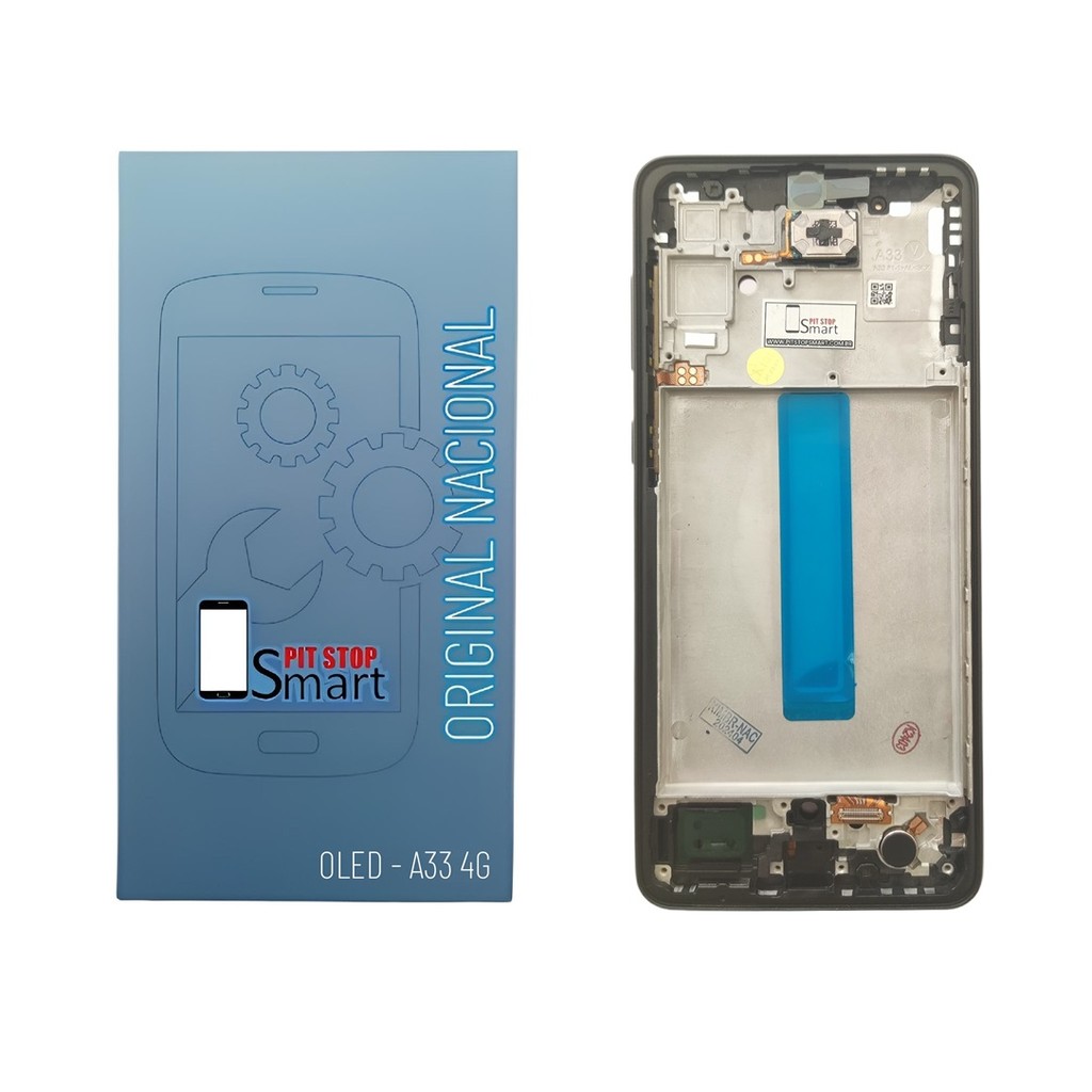 Tela Frontal Display Oled com aro para Samsung A33 4G | Qualidade Nacional | Shopee Brasil