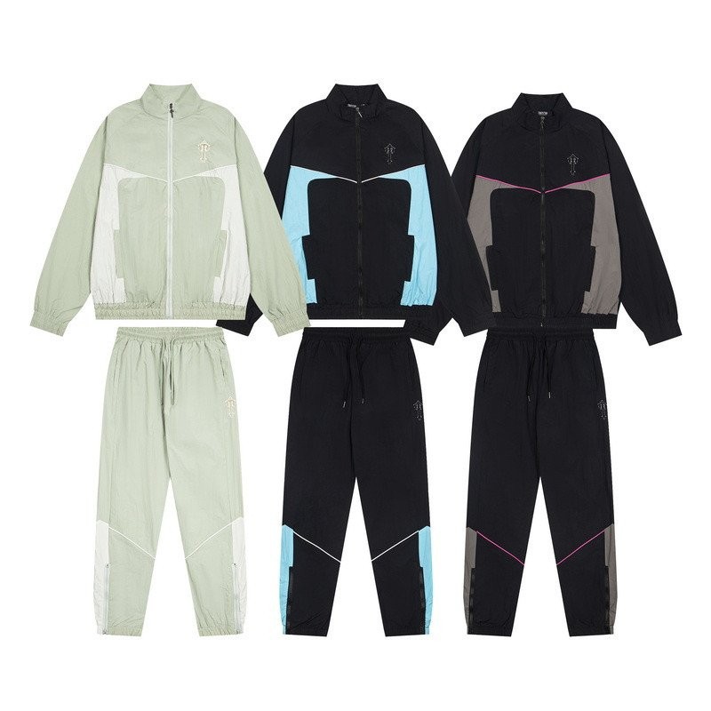 Conjunto de Jaqueta Trench Coat com Logo Bordado de Letra Trapstar ...