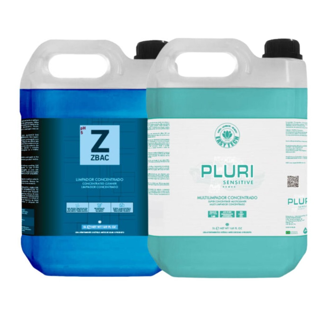 Kit Easytech - Pluri Sensitive e Zbac 5 Litros | Shopee Brasil