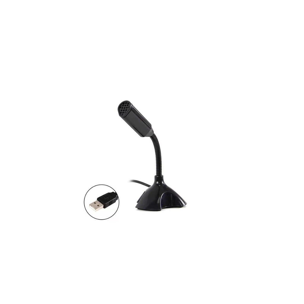 MICROFONE DE MESA USB PARA COMPUTADOR NOTEBOOK PC | Shopee Brasil