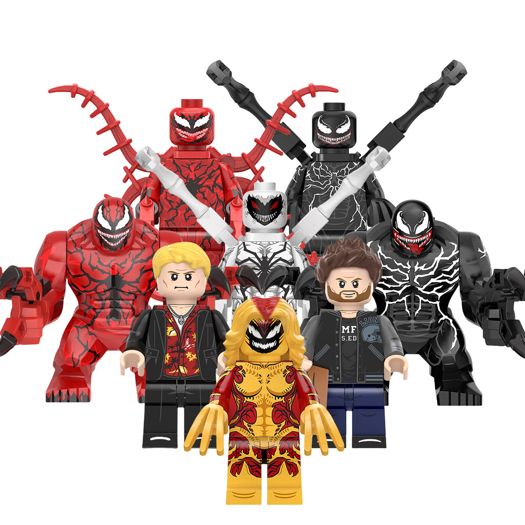 Superhero Action Figure Carnage Cletus Kasady Eddie Brock Venom Anti-Venom Scream Bloco De ...