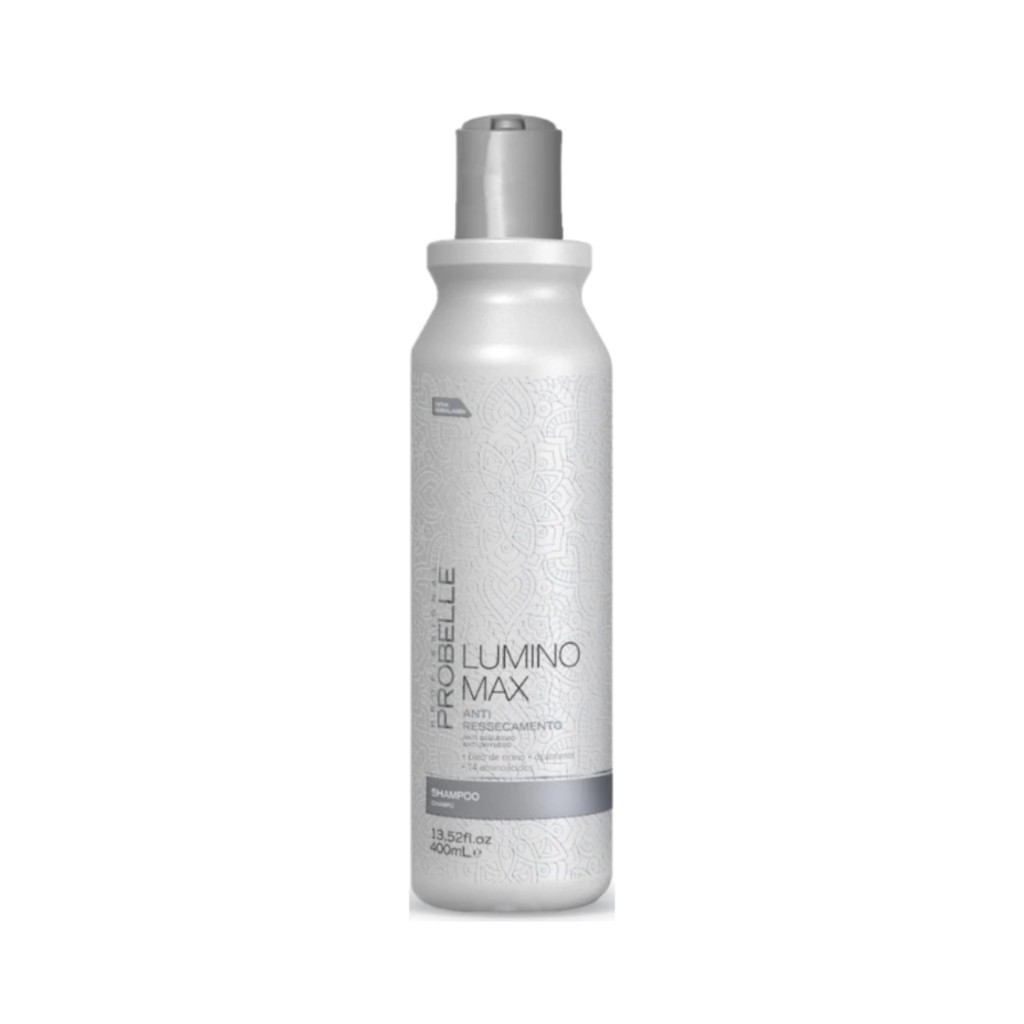 Shampoo Lumino Max Anti Ressecamento 400ml Probelle | Shopee Brasil