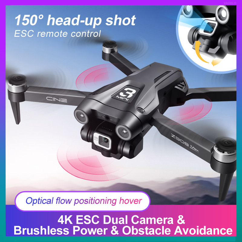 Z908 PRO drone 4K Câmera Dupla Posicionamento De streamer Sem Escova ...