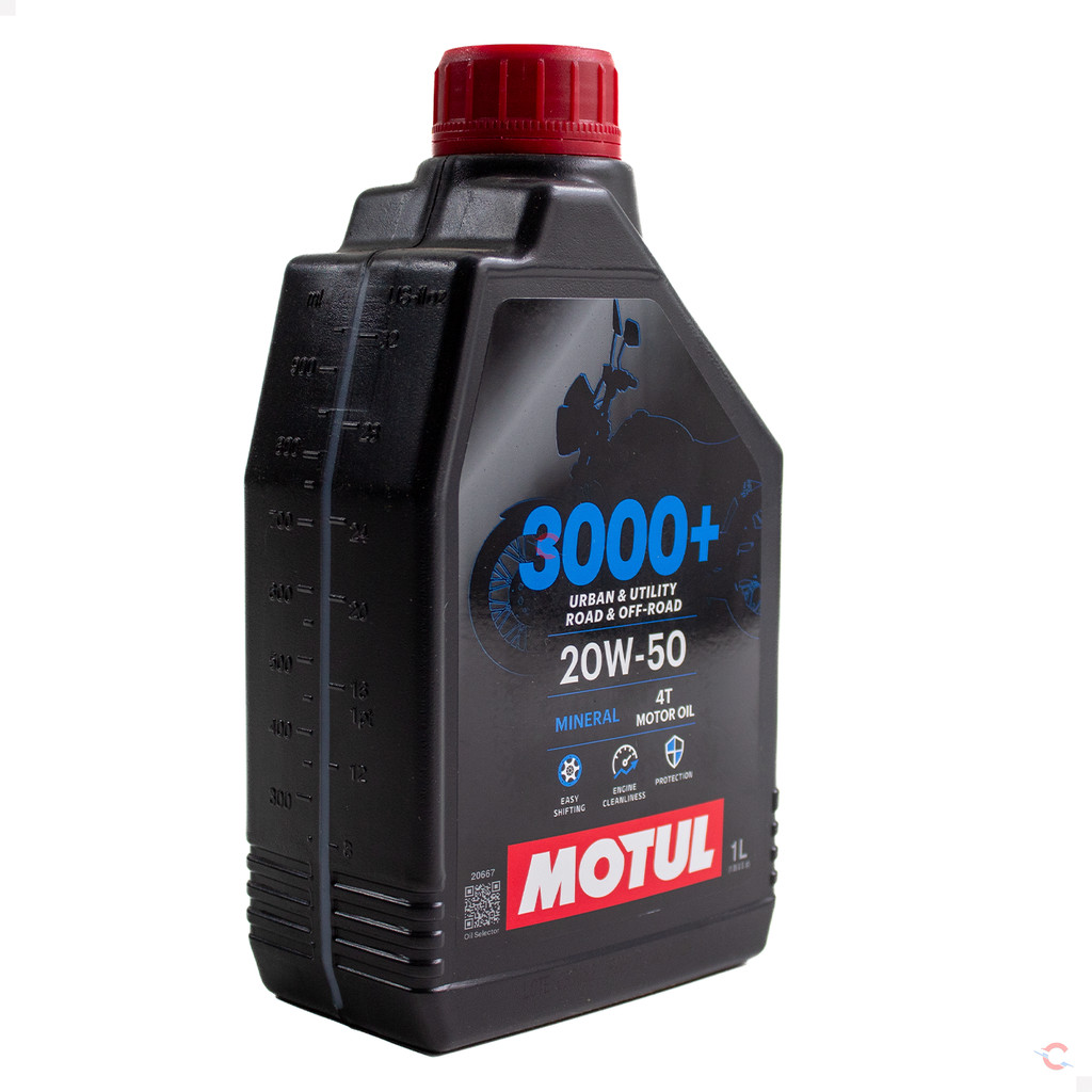 Óleo Motul Mineral 3000+ 4t 20w50 Api Sl/jaso Ma2 1l | Shopee Brasil