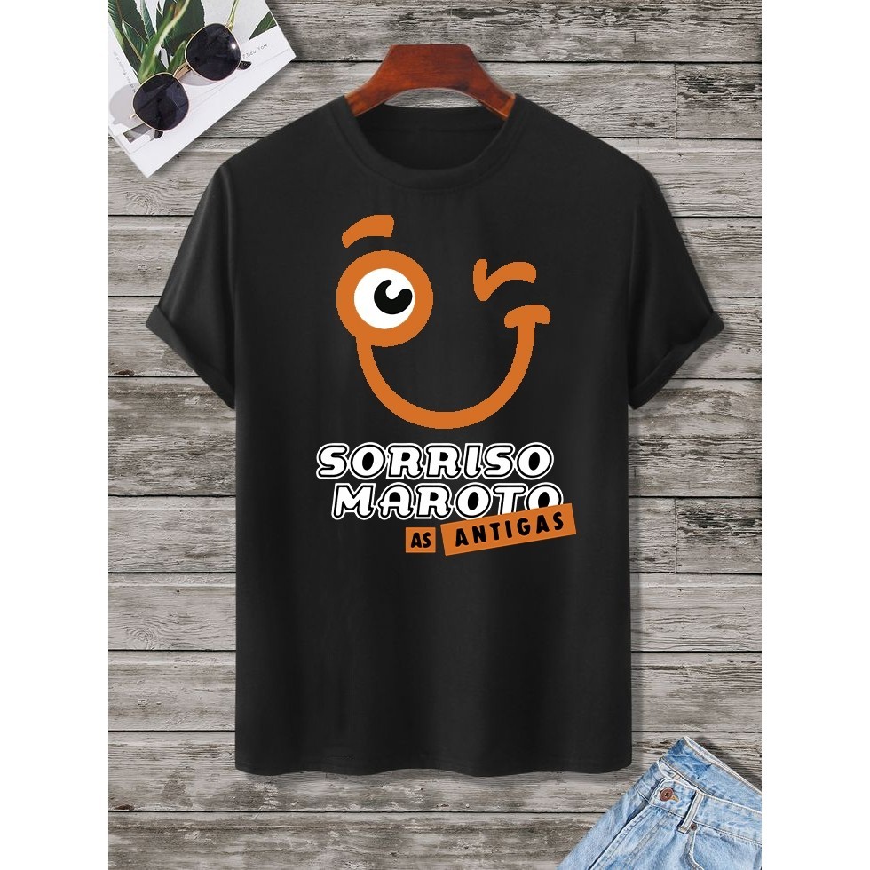 Camisetas Sorriso Maroto só as Antigas Tour 2024 100% Algodão | Shopee Brasil