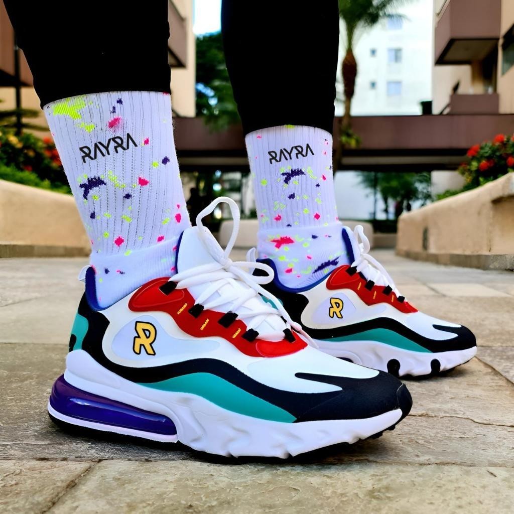 Tenis casual de corrida colorido envio imediato super barato novidade ...