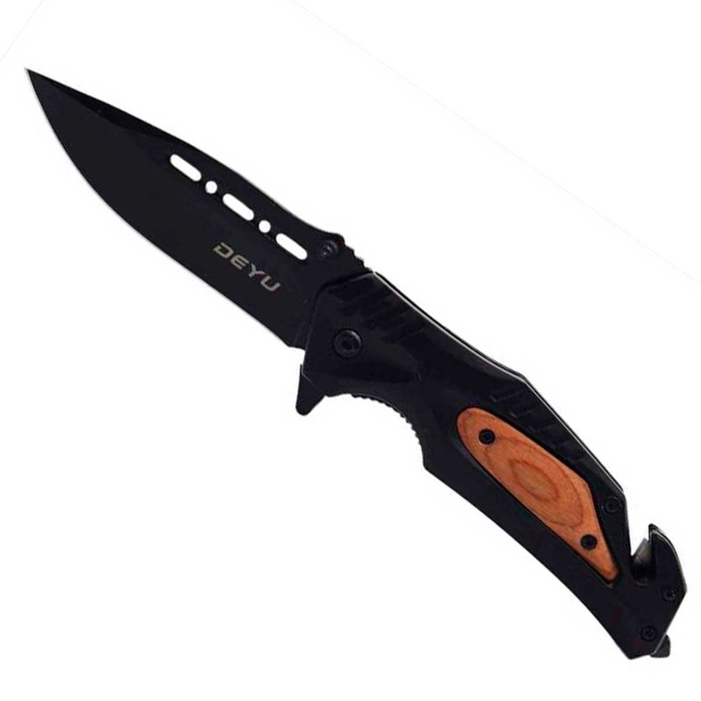 Canivete Militar Tático Deyu DY018222 Camping Pesca | Shopee Brasil