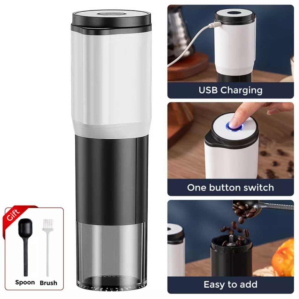 Mini Electric Coffee Grinder Portable Coffee Bean Grinder USB ...