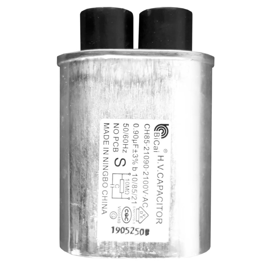 Capacitor Microondas 0,90uf 2100v 2x2 Terminais finos BiCai | Shopee Brasil