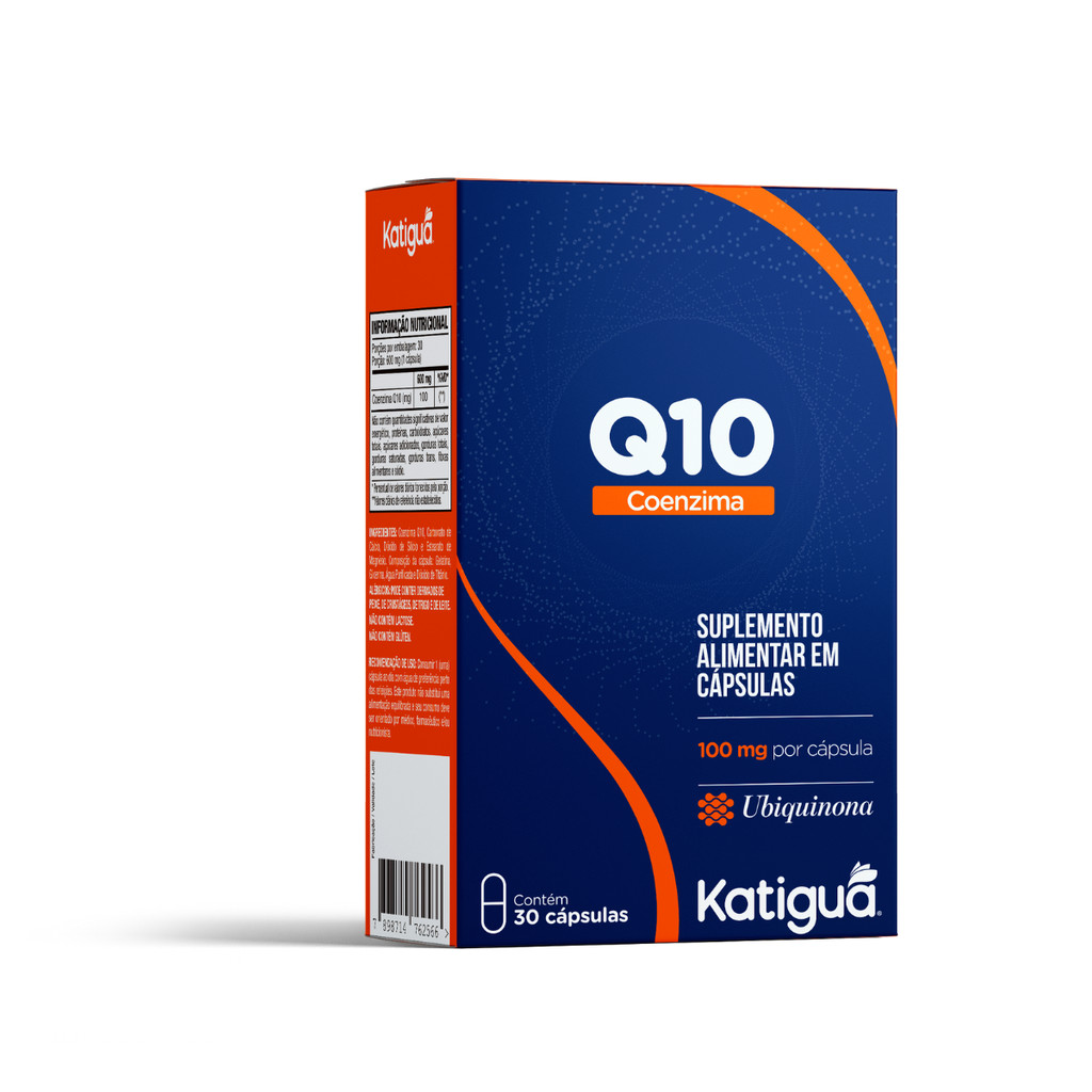 Coenzima Q10 100mg Original UbiquinoL 30cápsulas Katiguá | Shopee Brasil