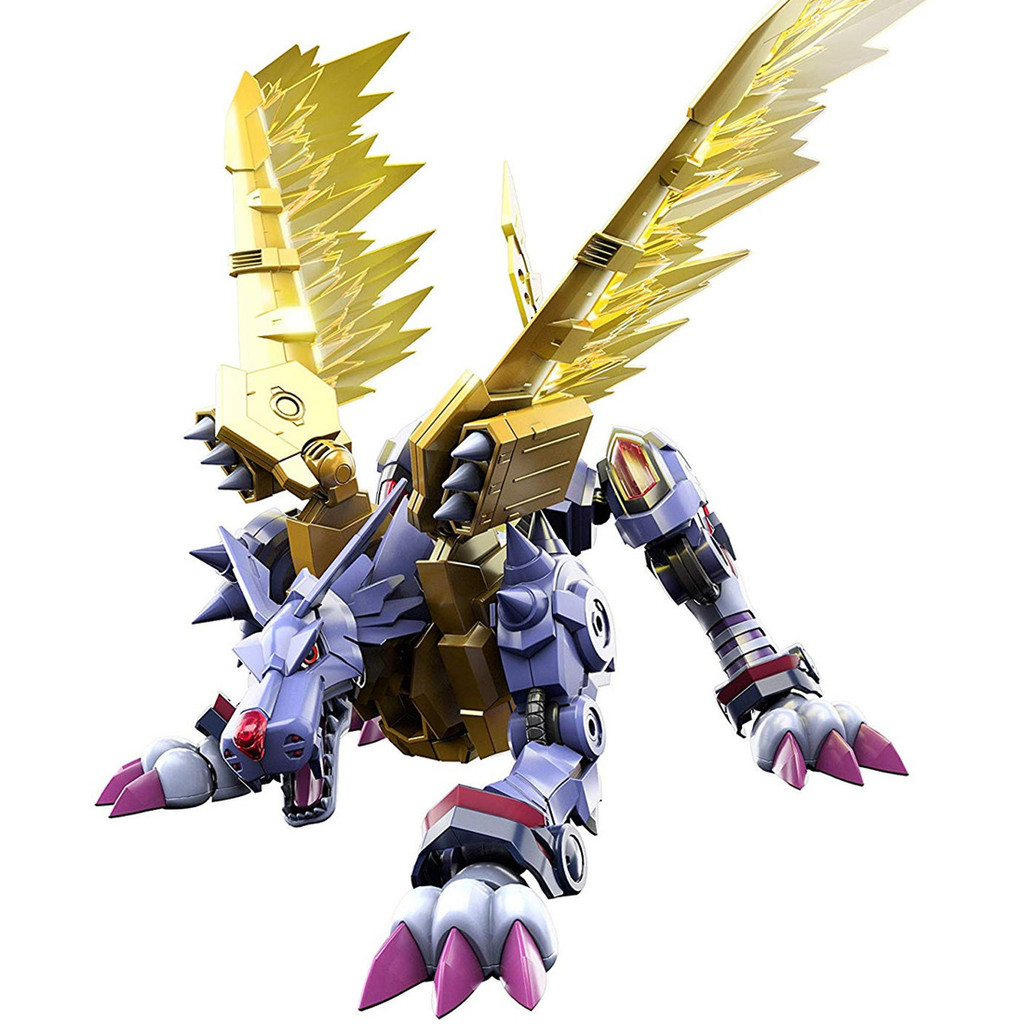Digimon Metal Garurumon Figure Rise Amplified Model Kit | Shopee Brasil