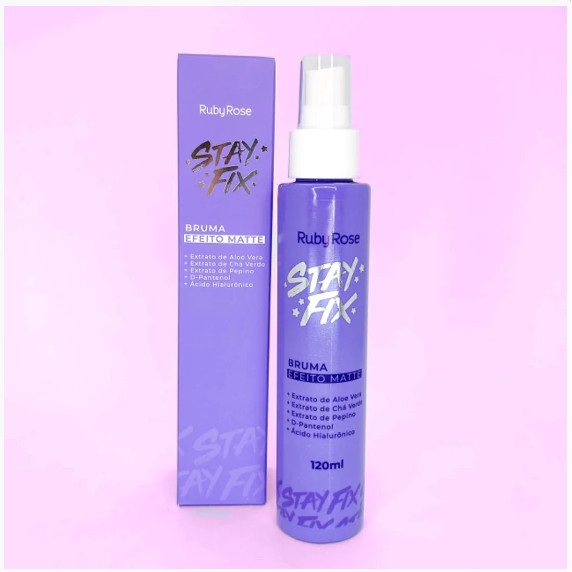 BRUMA FIXADORA MATTE STAY FIX HB-340 / RUBY ROSE | Shopee Brasil