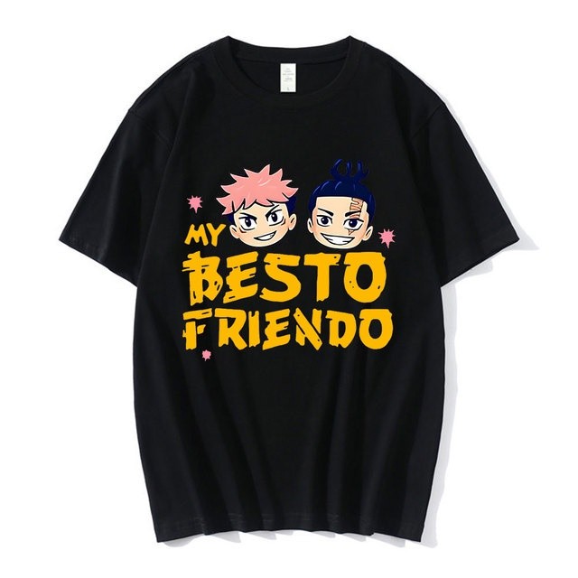 Camiseta My Besto Friendo Chibi Yuji e Todo Jujutsu Kaisen | Shopee Brasil