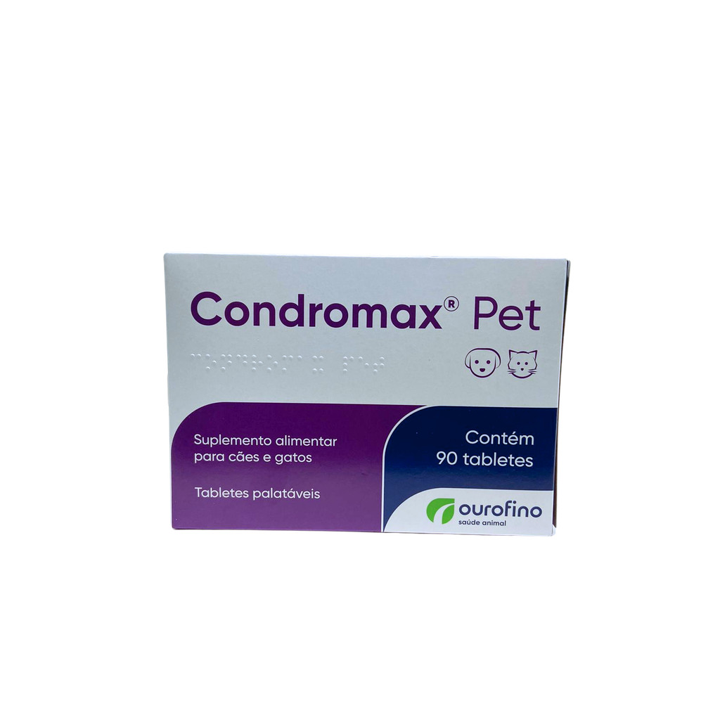 Condromax Pet 90 tablets suplemento alimentar para cães e gatos ...