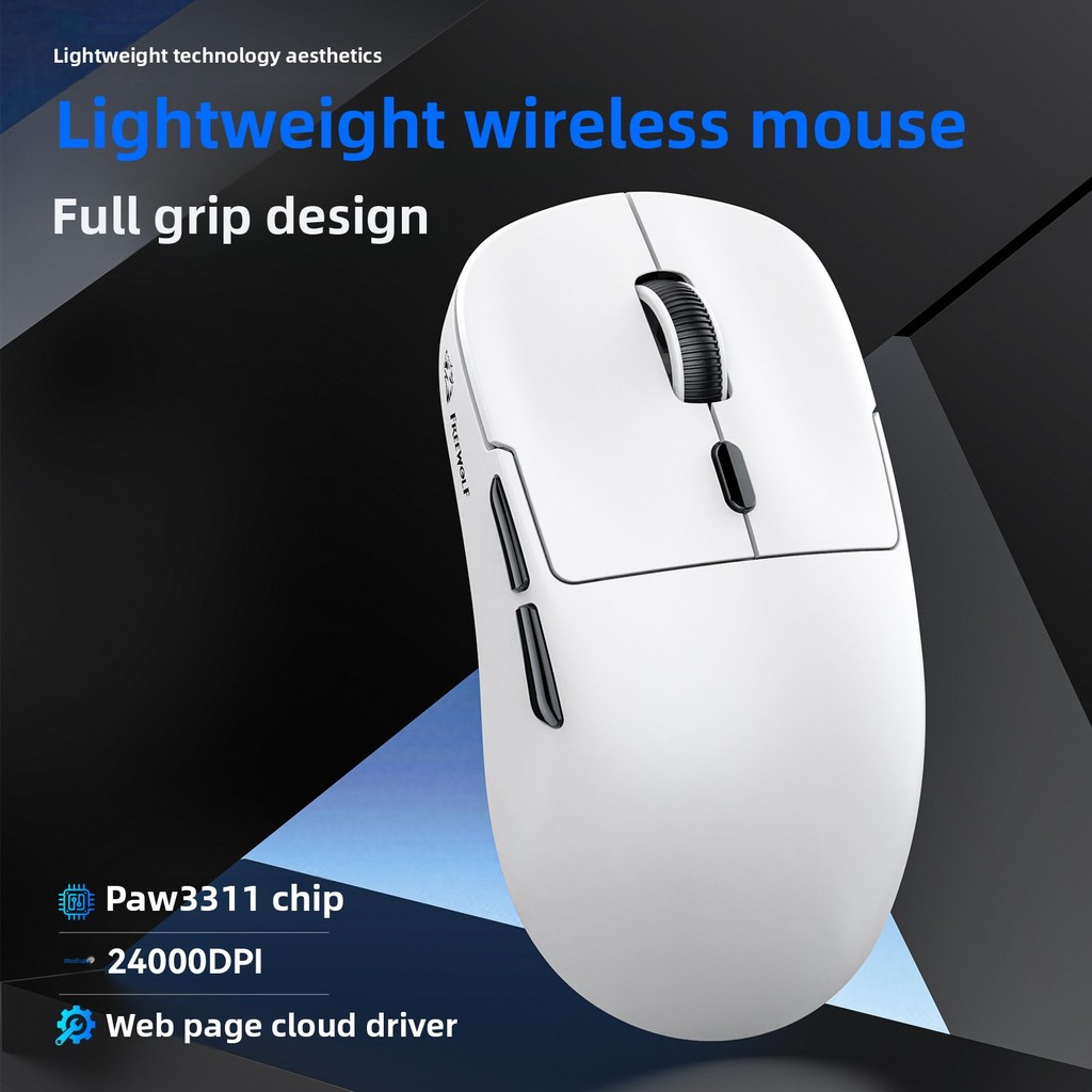 2025 Novo Produto Freedom Wolf Mouse A6 Leve PAW3311 24000DPI 400IPS ...